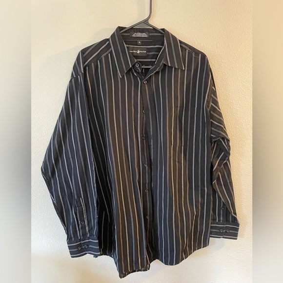 Basic Editions | Shirts | Basic Editions Black And White Casualdress Shirt | Poshmark